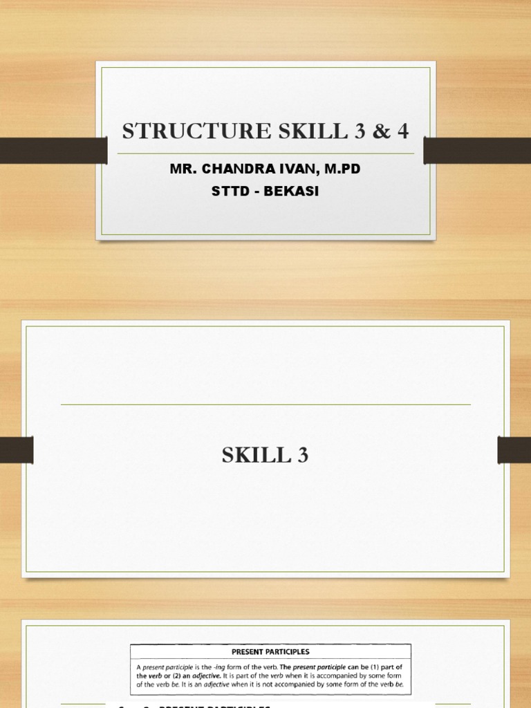 Structure Skill 3 - 4 TOEFL | PDF