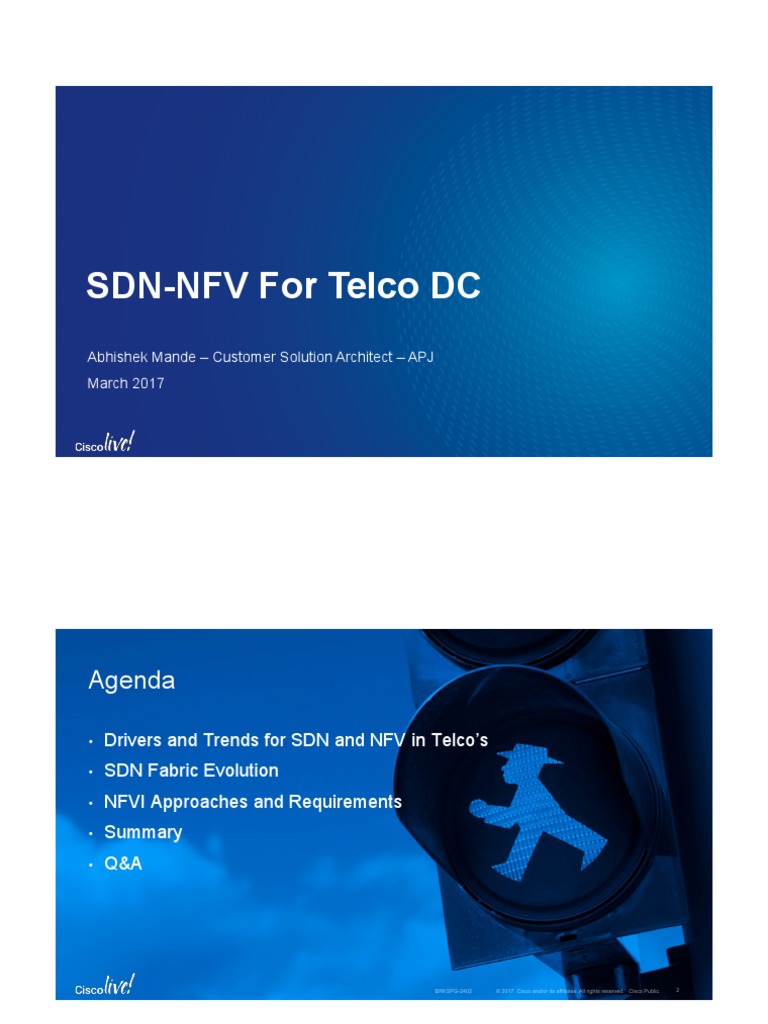 SDN-NFV For Telco DC: Abhishek Mande - Customer Solution Architect ...