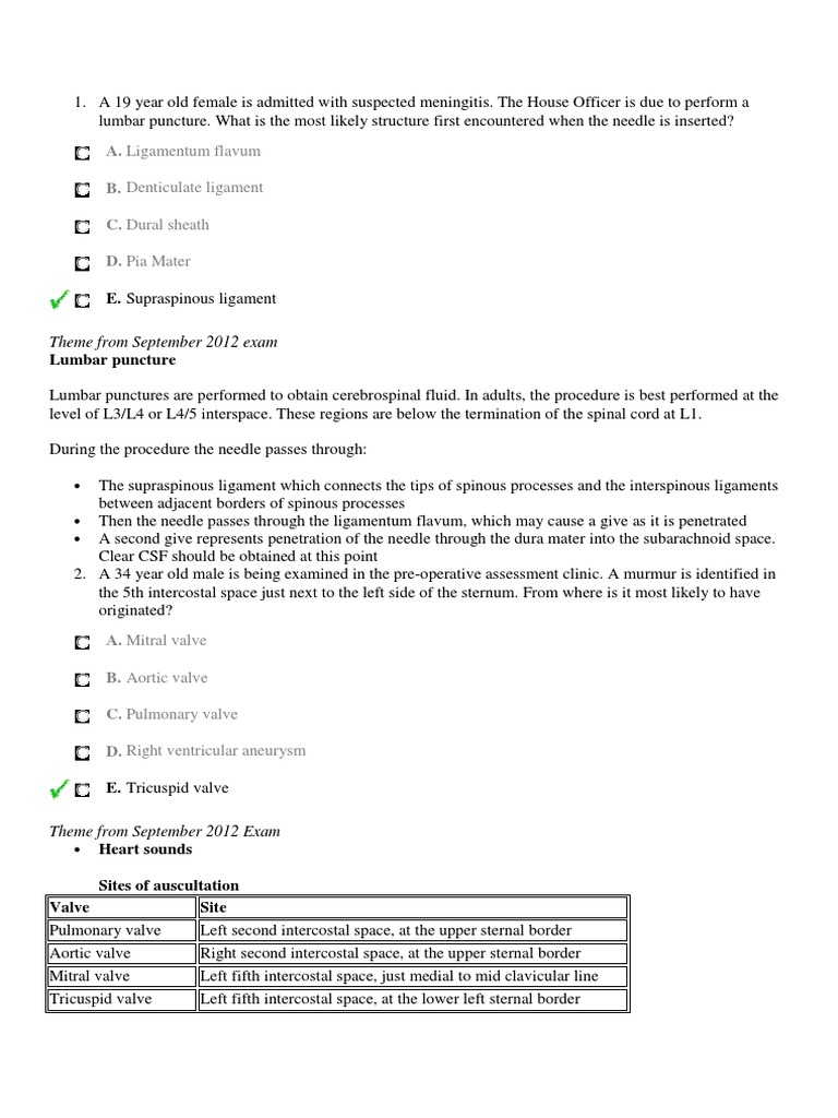 Anatomy QBank EMRCS | PDF | Larynx | Common Carotid Artery