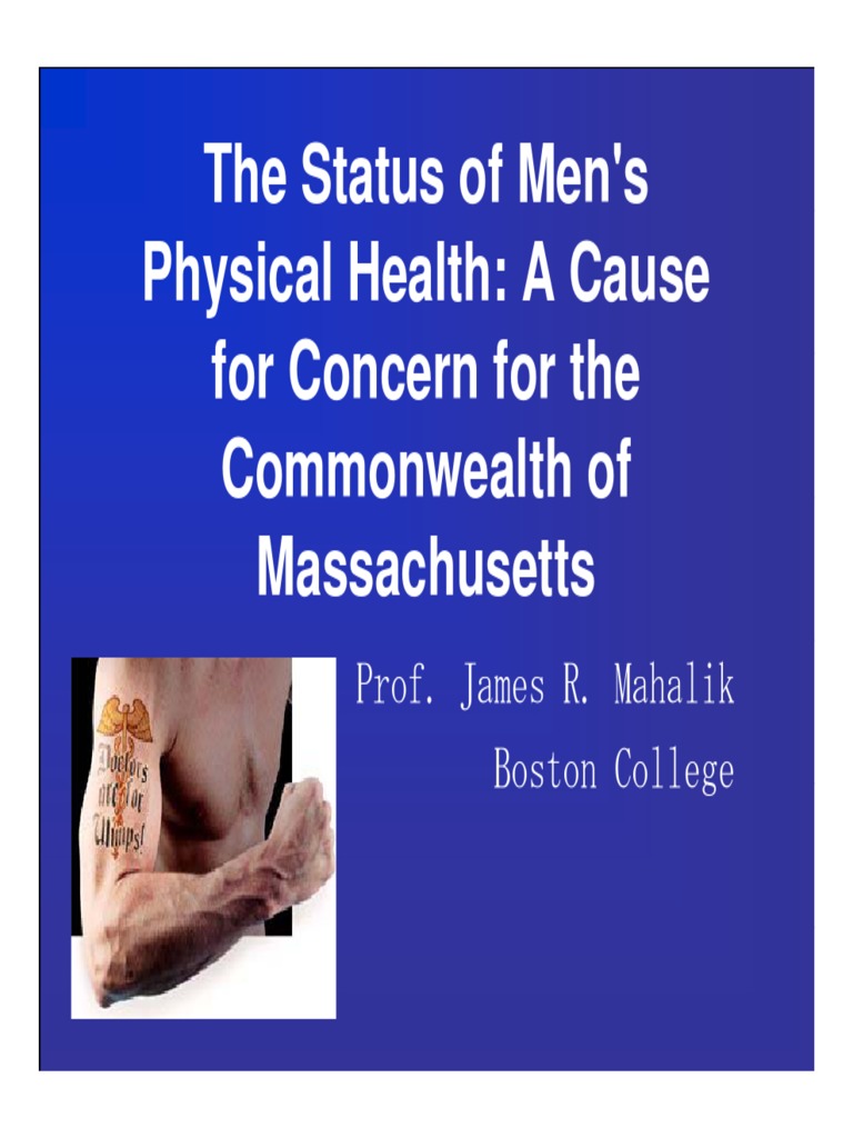 Men's Health Issues: Addressing Behavioral and Cultural Barriers | PDF ...