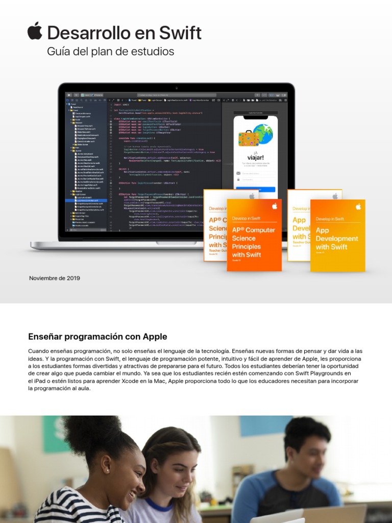 Develop in Swift Curriculum Guide | PDF | Aplicación movil | Apple Inc.