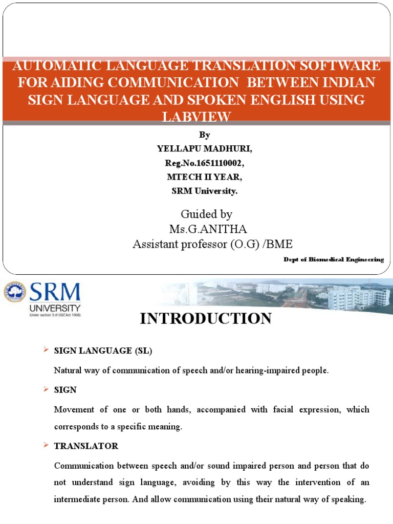 Automatic Language Translation Software For Aiding Communication ...