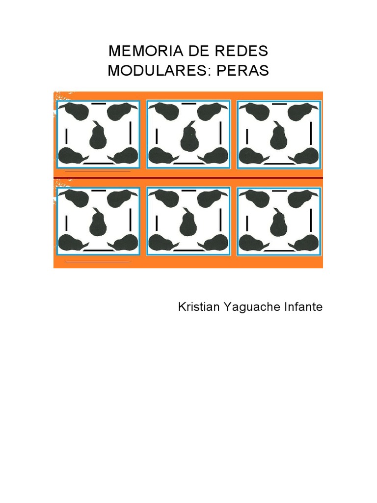 Memoria de Redes Modulares | PDF | Módulo (Matemáticas) | Ritmo