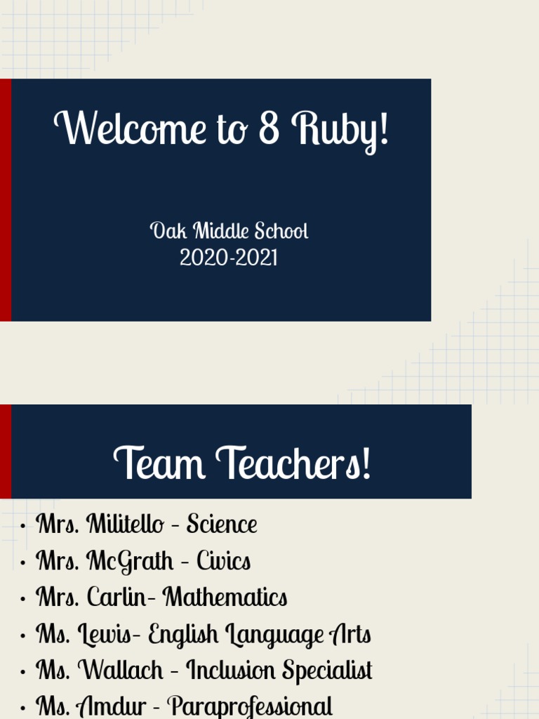 Introduction To 8 Ruby Slideshow | PDF | Special Education ...