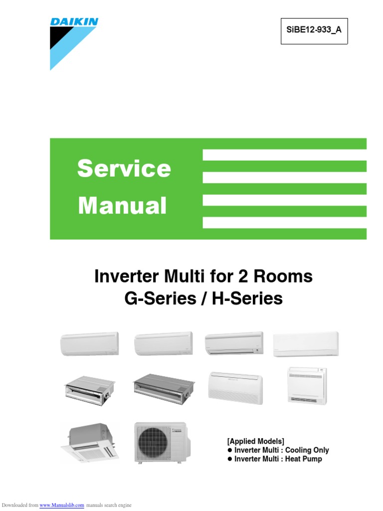 Daikin PDF | PDF | Electrical Connector | Electrical Wiring