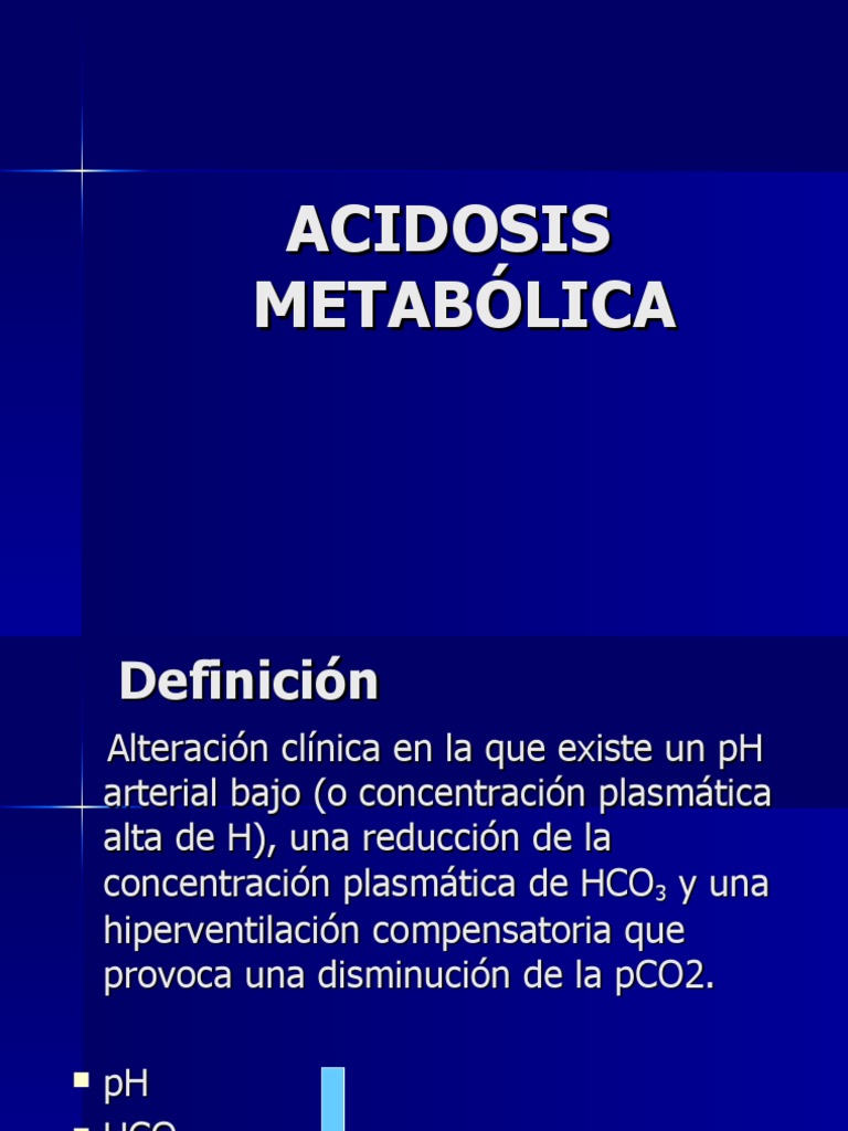Acidosis-Metabolica AGAP-2010 | PDF | Enfermedades y trastornos ...