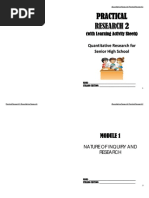 1st Summative Test in Practical Research 2: Am I Quantitative or ...