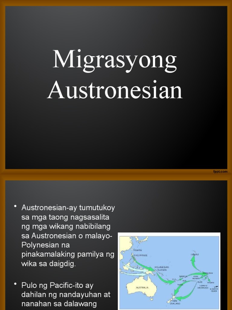 Migrasyong Austronesian - Mga Pulo Sa Pacific | PDF