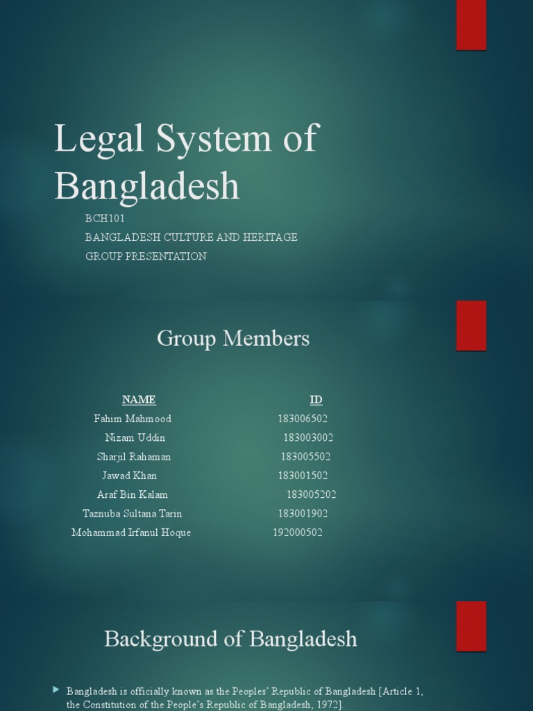 Legal System Overview of Bangladesh | PDF | Magistrate | Supreme Courts