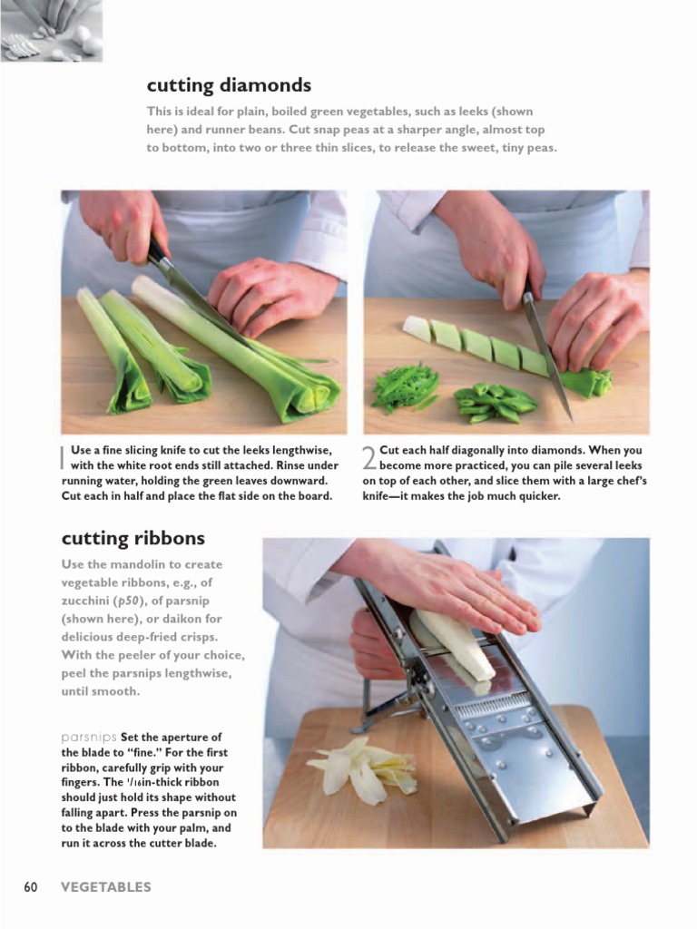 Cutting Diamonds: Vegetables | PDF