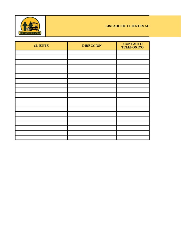 Listado de Clientes | PDF