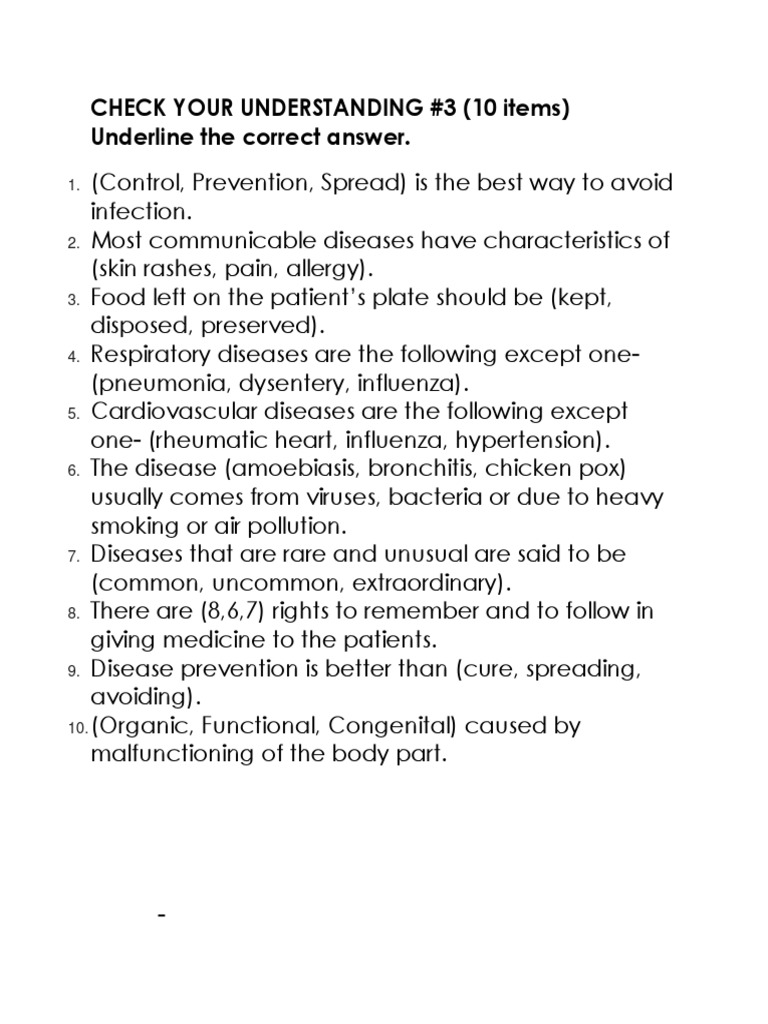 Check Your Understanding | PDF