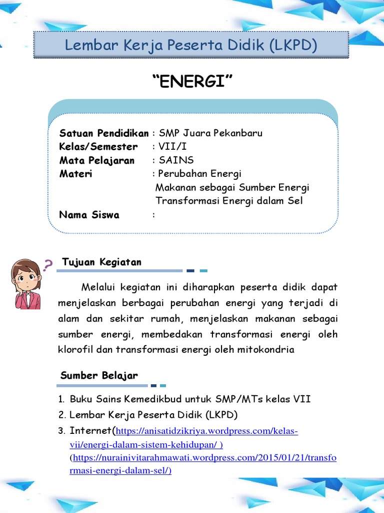 LKPD Energi 2 | PDF