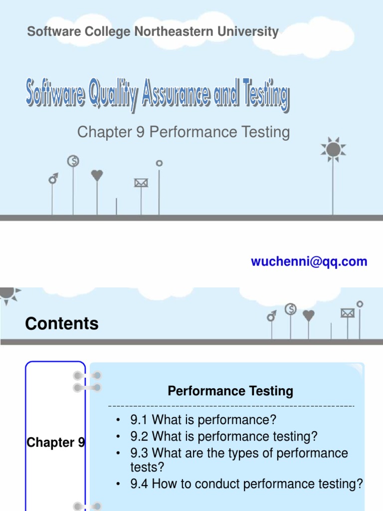 Chapter 9 Performance Testing | PDF | Software Testing | Databases