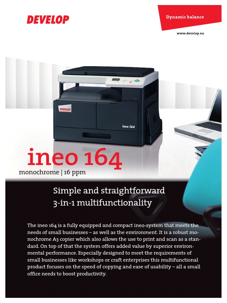 Ineo 164: Simple and Straightforward 3-In-1 Multifunctionality | PDF ...