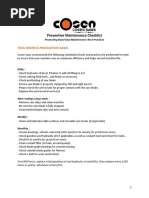 VMC Checklist | PDF | Numerical Control | Engineering