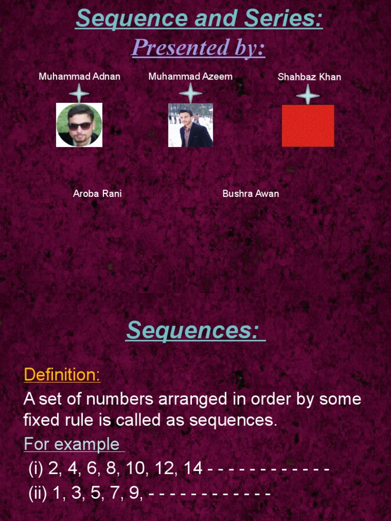 Sequence and Series | PDF | Mathematical Analysis | Mathematical Objects