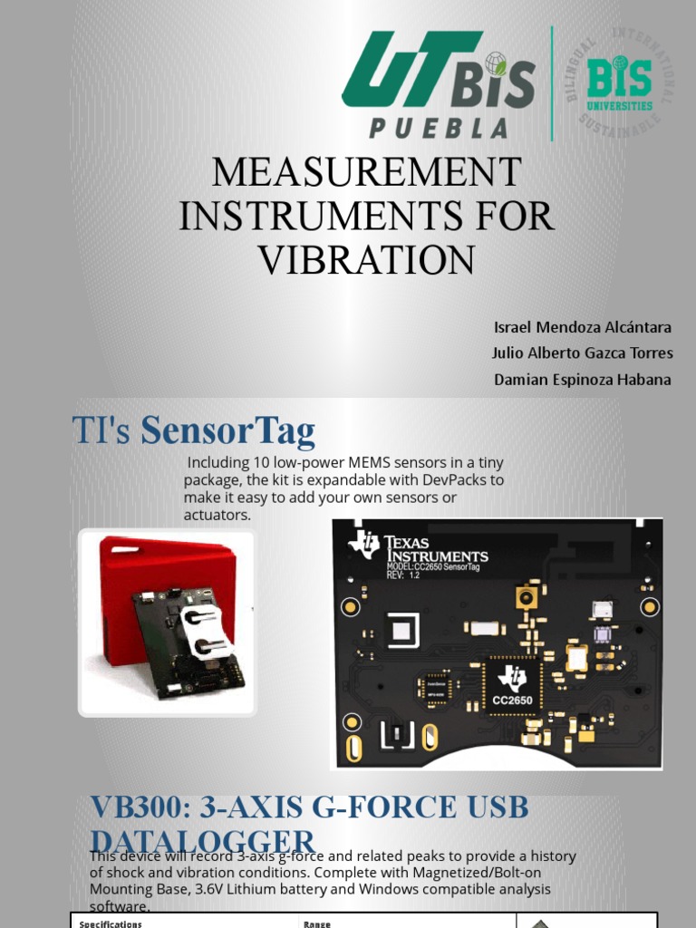 Vibration Measurement Instruments Overview | PDF | Technology & Engineering