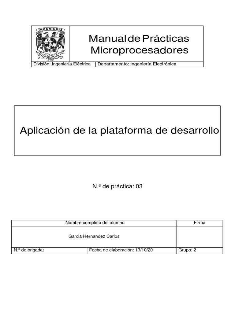 Practica3 VF | PDF | Lenguaje ensamblador | Almacenamiento de datos de la computadora
