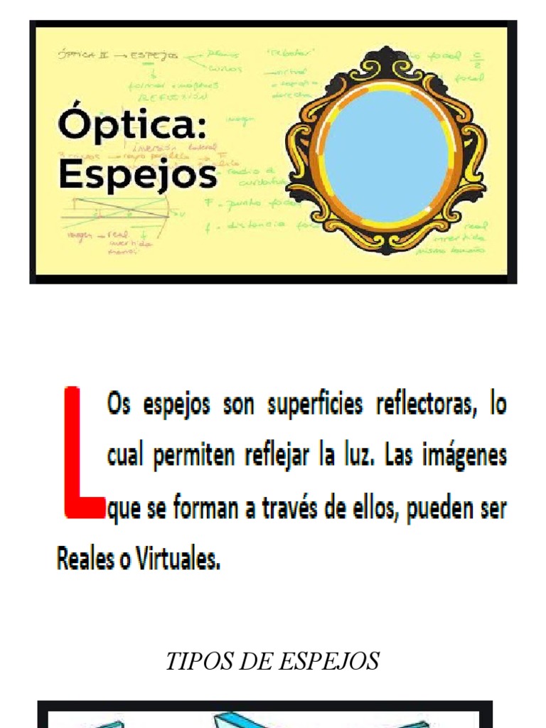 Optica, Espejos Planos y Cncavos | PDF