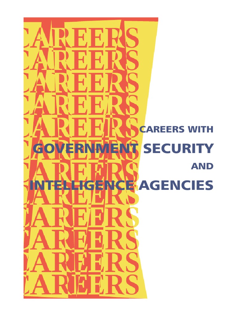 Careers With Government Security and Intelligence Agencies | PDF ...