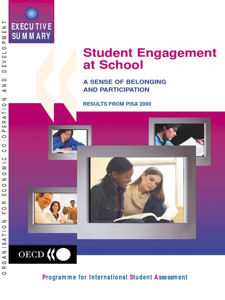 Student Engagement at School: Executive | PDF | Programme For ...