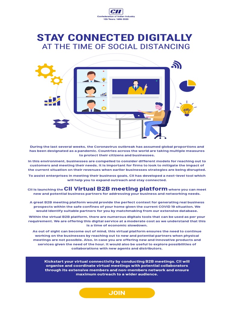 Stay Connected Digitally: at The Time of Social Distancing | PDF
