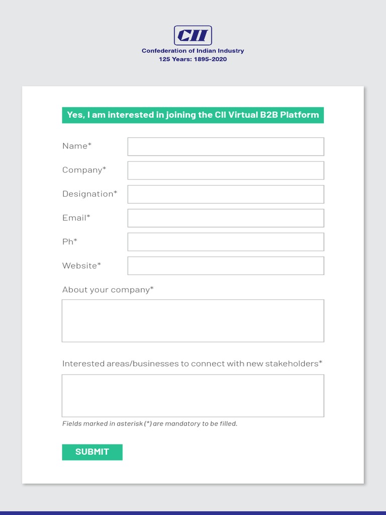 CII Virtual Platform - Formpdf | PDF