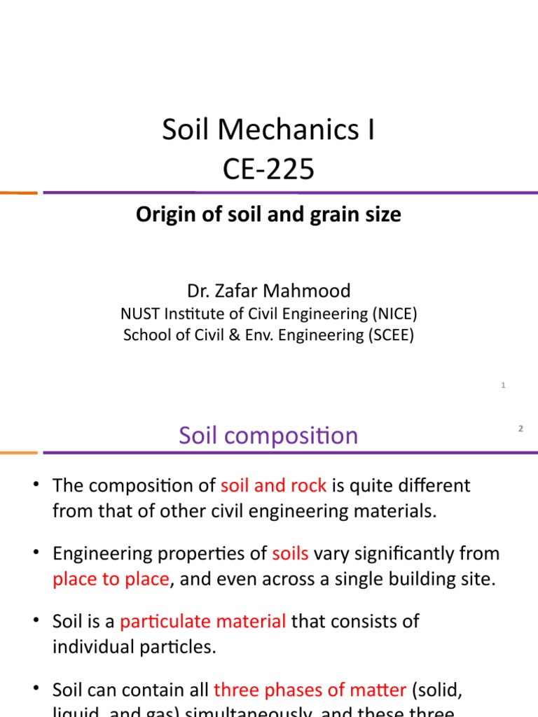 CE225 SM 03 Mechanical Analysis of Soil | Download Free PDF | Viscosity ...