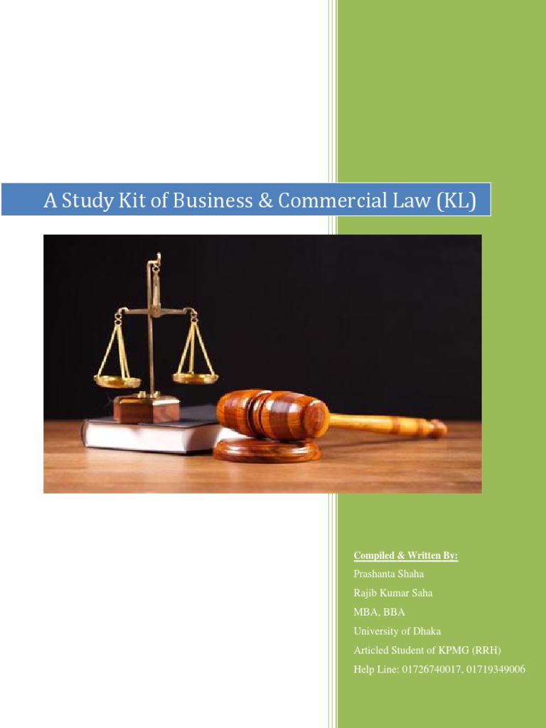 Business and Commercial Law | Download Free PDF | Guarantee | Law Of Agency