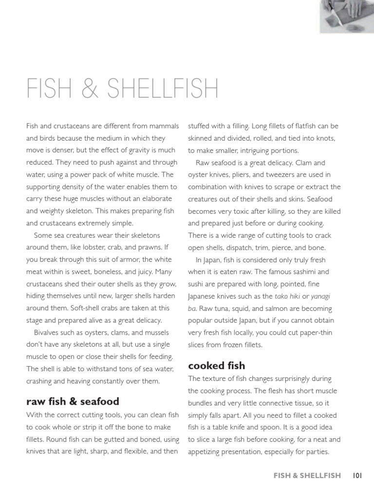 Fish & Shellfish: Cooked Fish | PDF | Shellfish | Seafood
