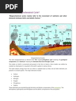Biogeochemical Cycles Answer Key | PDF | Science & Mathematics ...