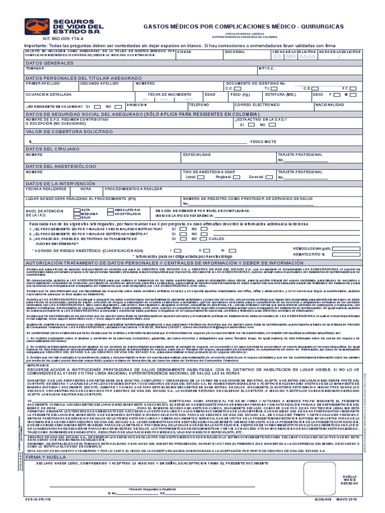 Formato Poliza | Descargar gratis PDF | Póliza de seguros | Seguro