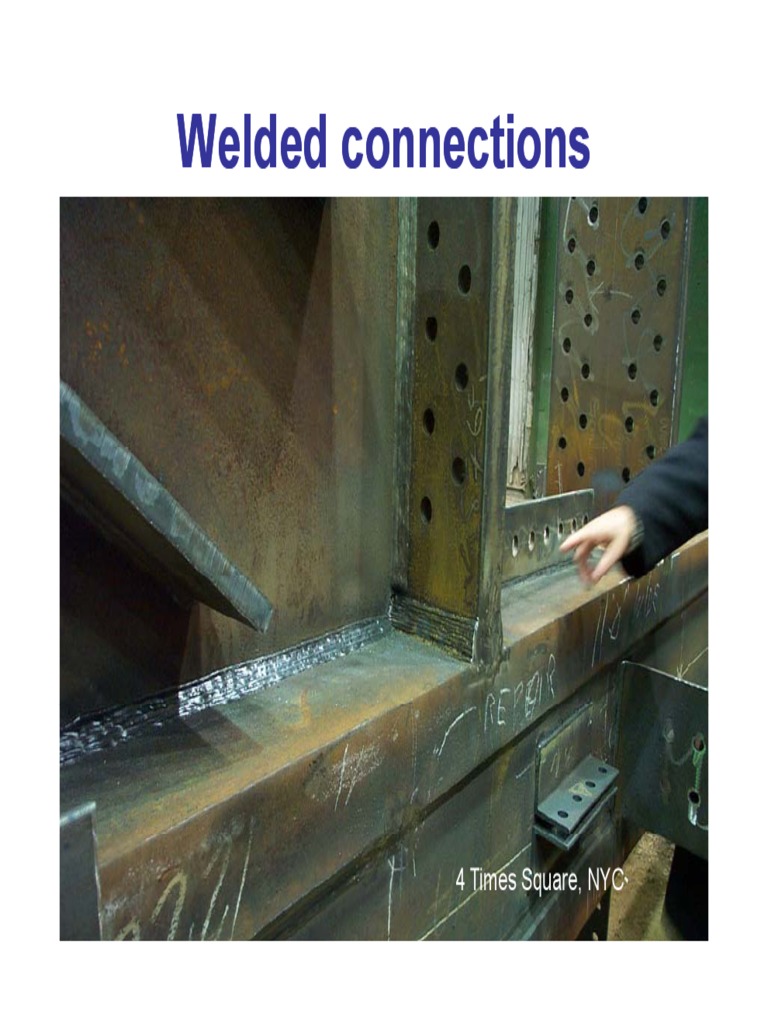Welded Connection Design Guide | PDF | Welding | Construction