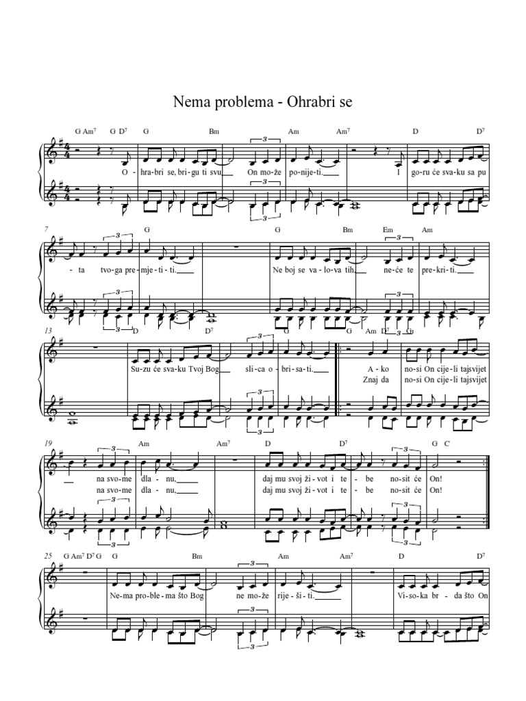 Ohrabri Se - SATB PDF | PDF