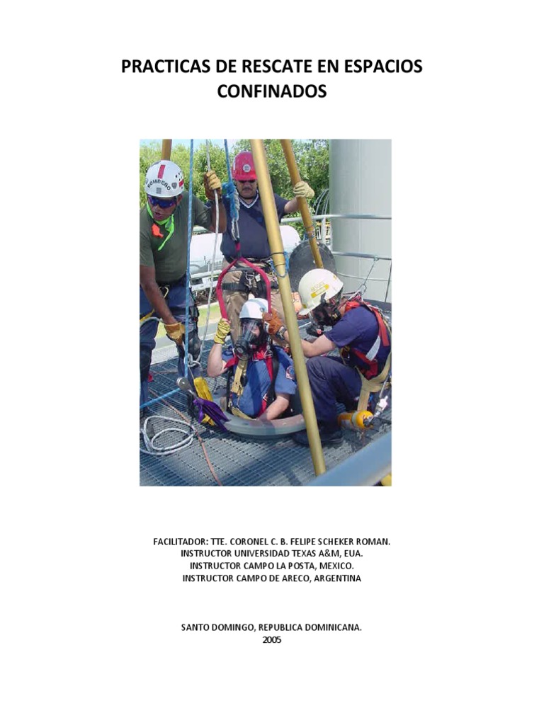 Manual de Rescate en Espacios Confinados | Descargar gratis PDF ...