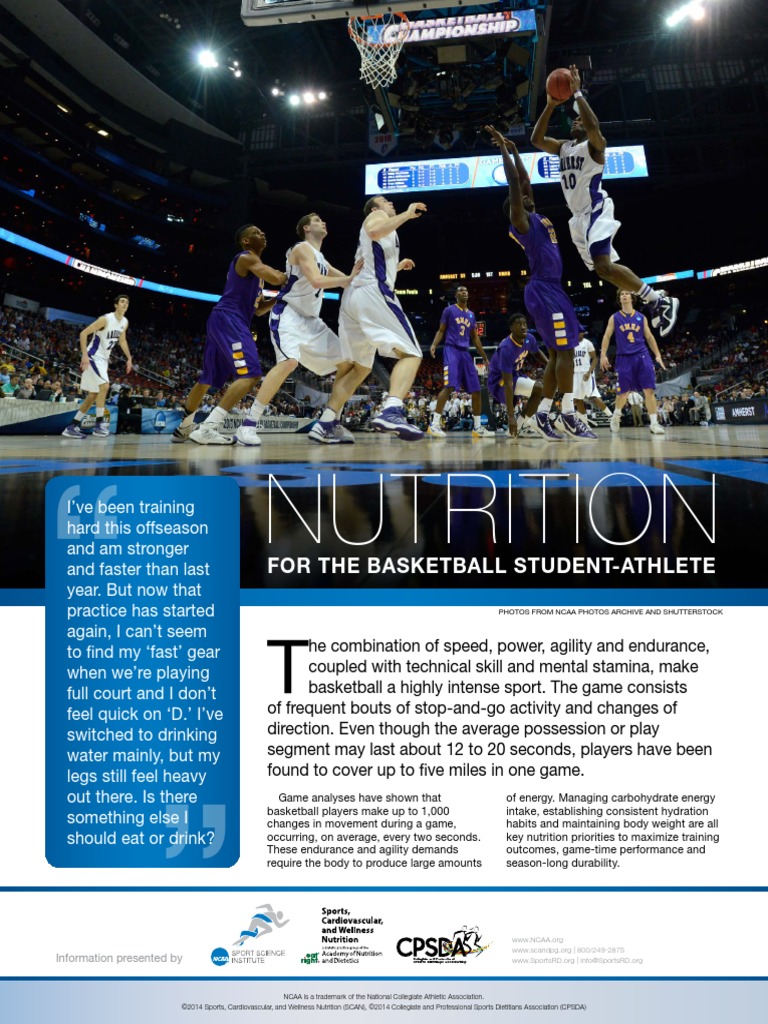 Nutrition: For The Basketball Student-Athlete | Download Free PDF ...