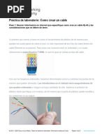 Cómo armar un cable Ethernet RJ45 | PDF | Redes | Bienes manufacturados