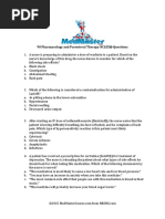 Section 1: Multiple Choice: Medication Administration Test | PDF ...
