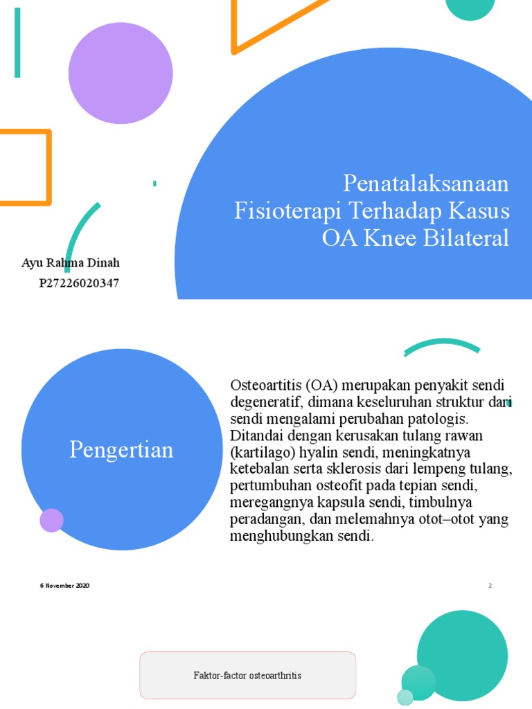 Penatalaksanaan Fisioterapi Terhadap Kasus OA Knee Bilateral | PDF