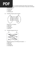 Latihan Soal Matematika Bab Relasi Dan Fungsi Kelas 8 | PDF