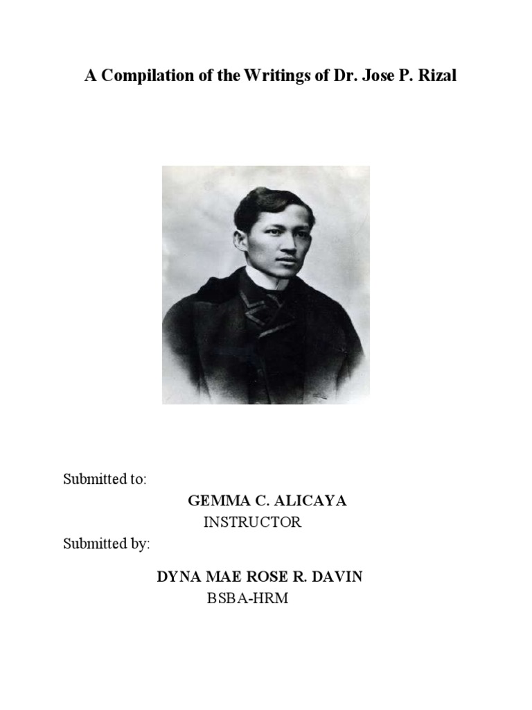 A Compilation of The Writings of Dr. Jose P. Rizal | PDF | Granada