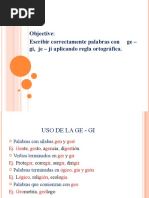 3° Uso de Ge, Gi, Je, Ji, Gue, Gui | PDF