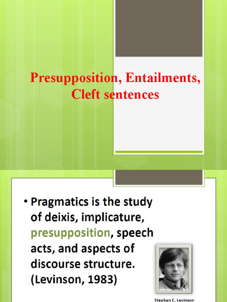 Pragmatics Lesson 3 | PDF