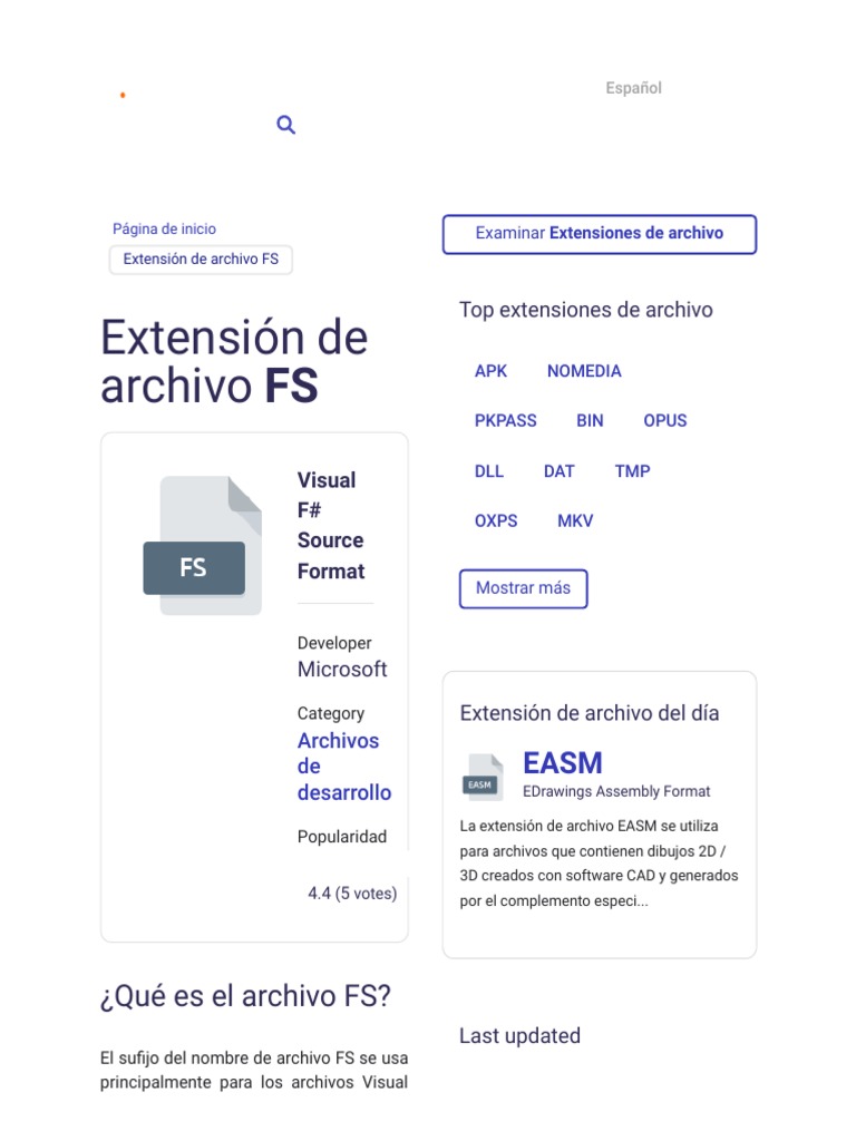 ¿Cómo Abrir Un Archivo FS - Extensión de Archivo .FS - File Extension ...