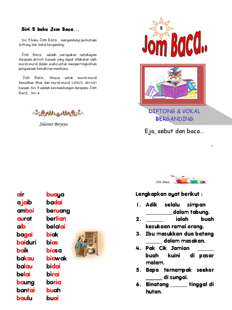 Modul Bacaan Jom Baca Siri 5 | PDF