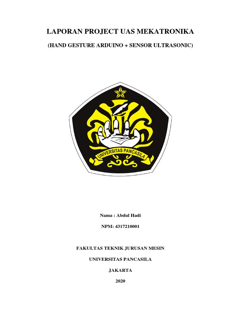LAPORAN PROJECT UAS MEKATRONIKA - Abdul Hadi (4317210001) | PDF