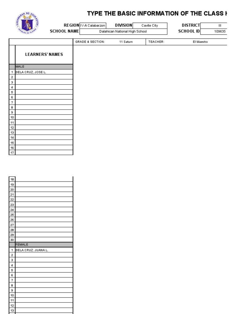 SHS TVL Class Record Summary 2020-2021 | PDF