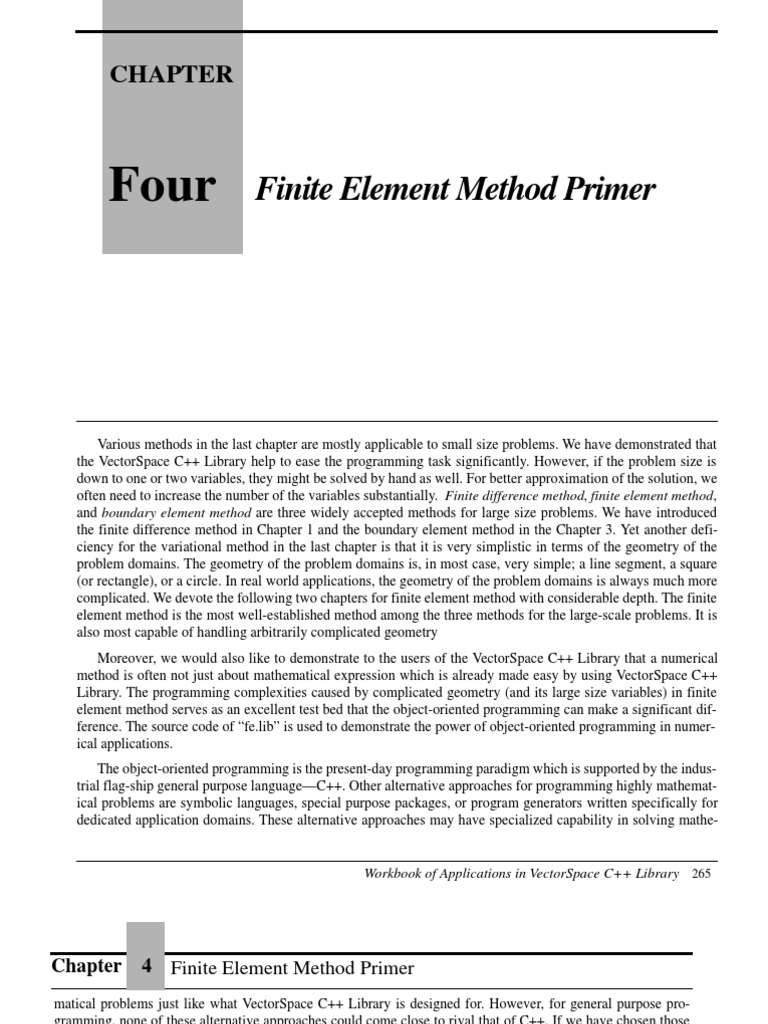 Finite Element Pdf Class Computer Programming Inheritance