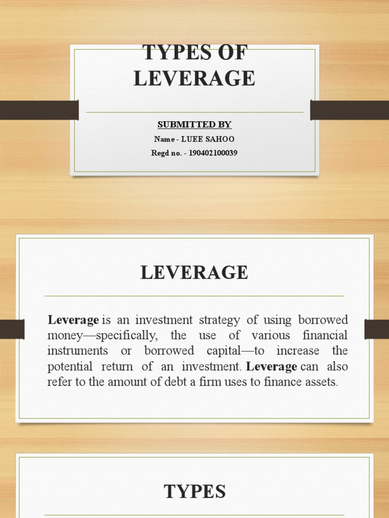 Types of Leverage | PDF | Leverage (Finance) | Investing